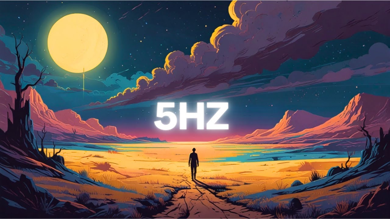 5Hz Binaural Theta Waves | Interstellar Soundscape | DEEP RELAX ...