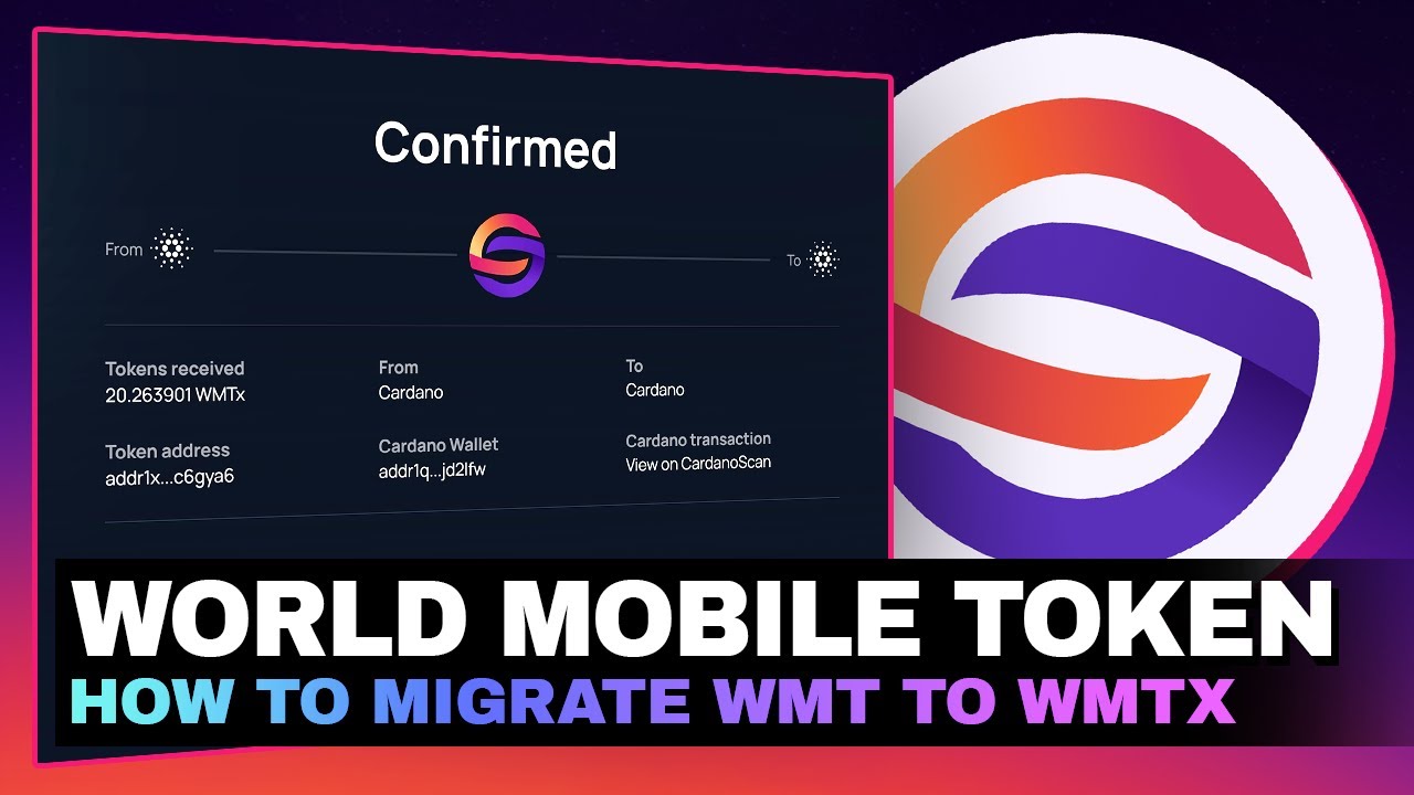 World Mobile | How to Migrate your WMT to WMTx on Cardano 🌍 - YouTube