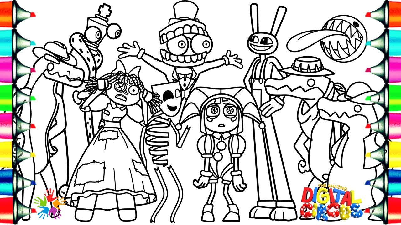 The Amazing Digital Circus Episode 2 Coloring Pages / Coloring New ...