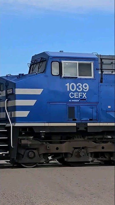 BNSF 5354 Leads Manifest with CEFX 1039 Trailing! (Better Quality) - YouTube
