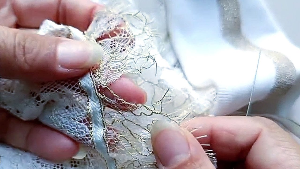 How to Repair Broken Lace Trim Without Marks at Home - YouTube