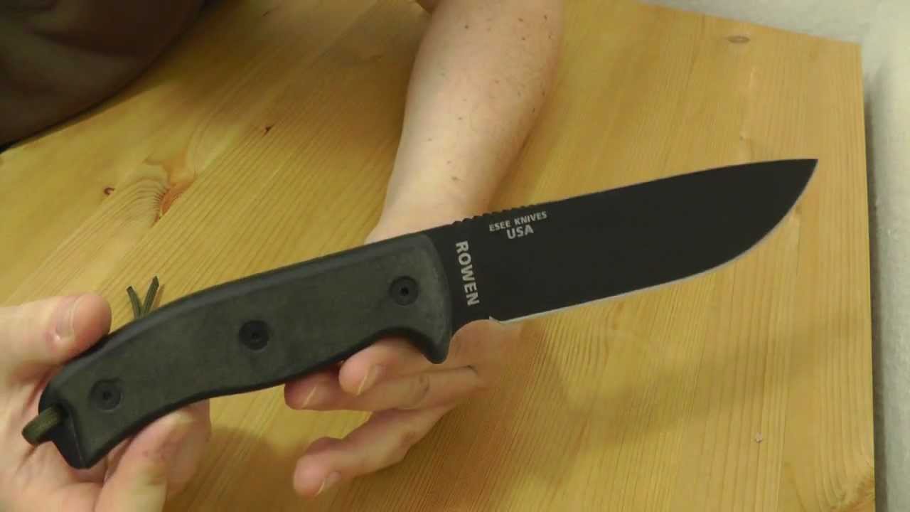 ESEE 6 ROWEN Knives - großes & robustes Outdoor Werkzeug - YouTube