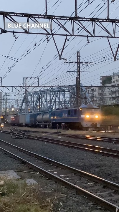 (貨物列車) 2024/11/17 5054レ EF210-326 + コキ19B (福岡タ〜東京タ) #Shorts - YouTube