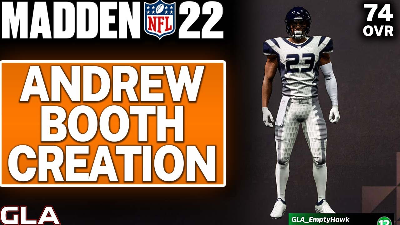 Madden 22 - CB Andrew Booth Jr. Creation Clemson Tigers College ...
