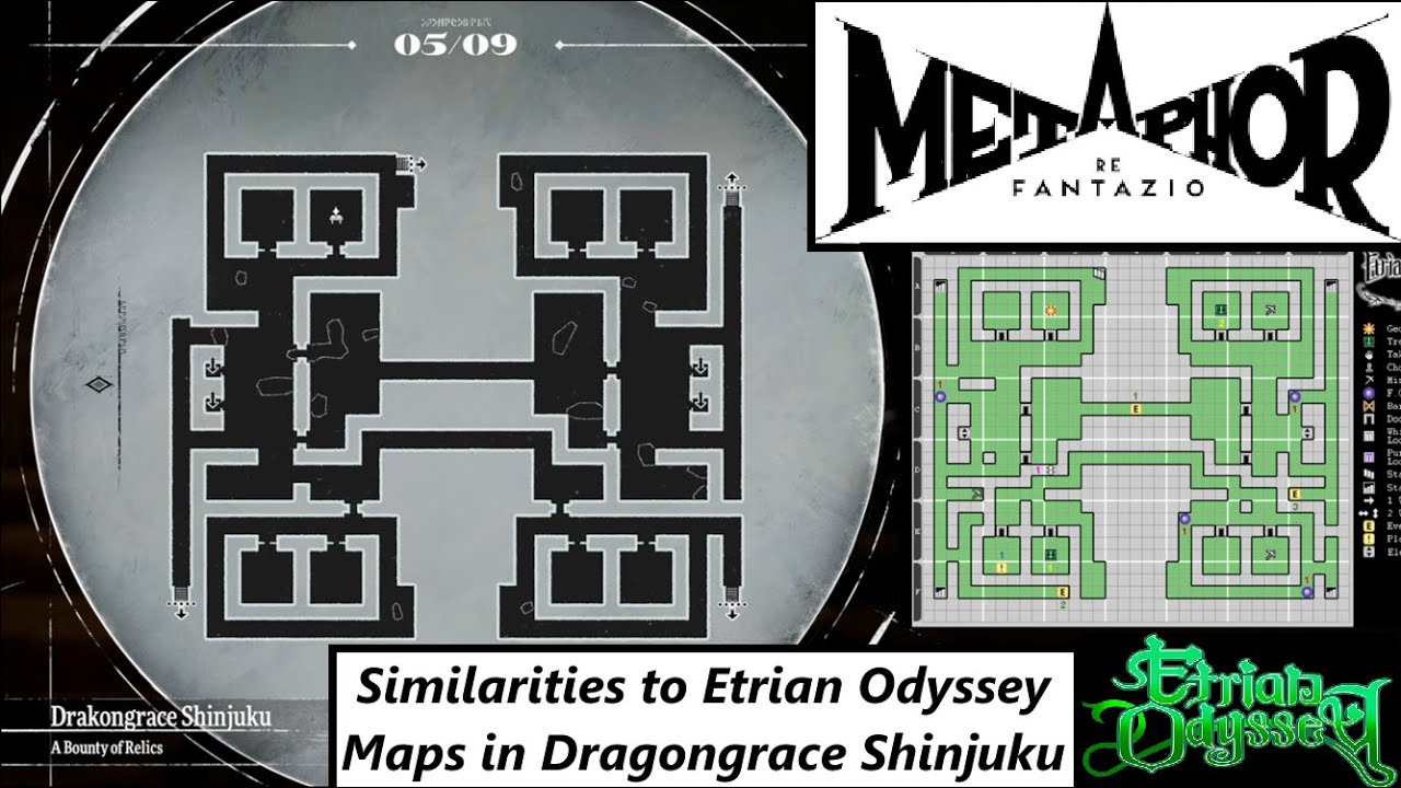 Metaphor ReFantazio Maps Extremely Similar to Etrian Odyssey in ...