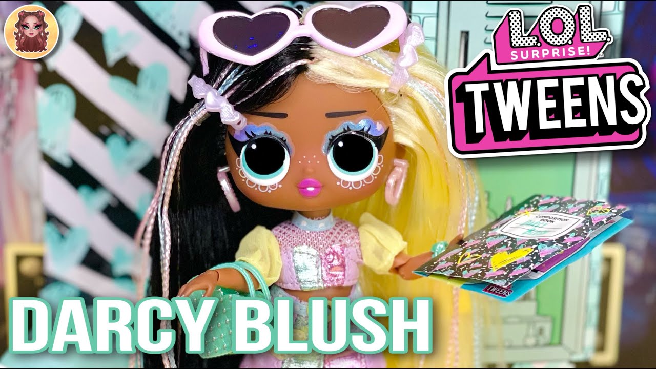 LOL Surprise Tweens Series 4 Darcy Blush Doll Review! - YouTube