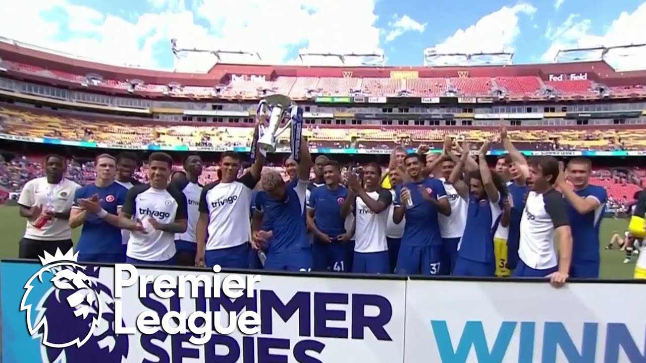 Chelsea hoist inaugural PL Summer Series trophy | Premier League Summer ...