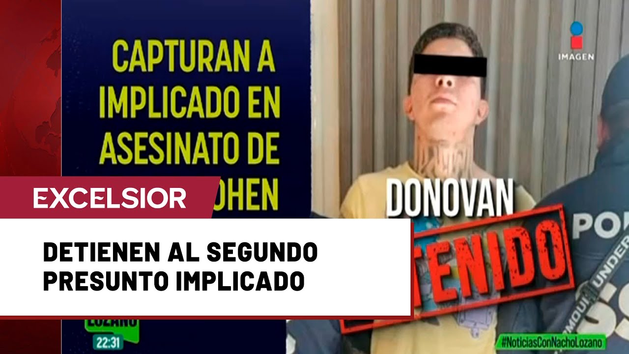 Detienen a segundo presunto implicado en el asesinato del abogado David Cohen - YouTube