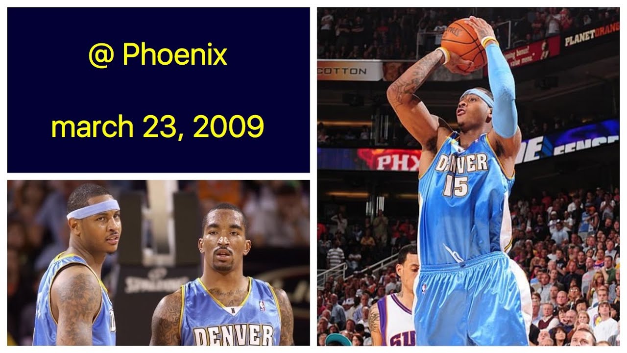 Carmelo Anthony 29 pts @ Phoenix Suns Highlights (march 23, 2009) - YouTube