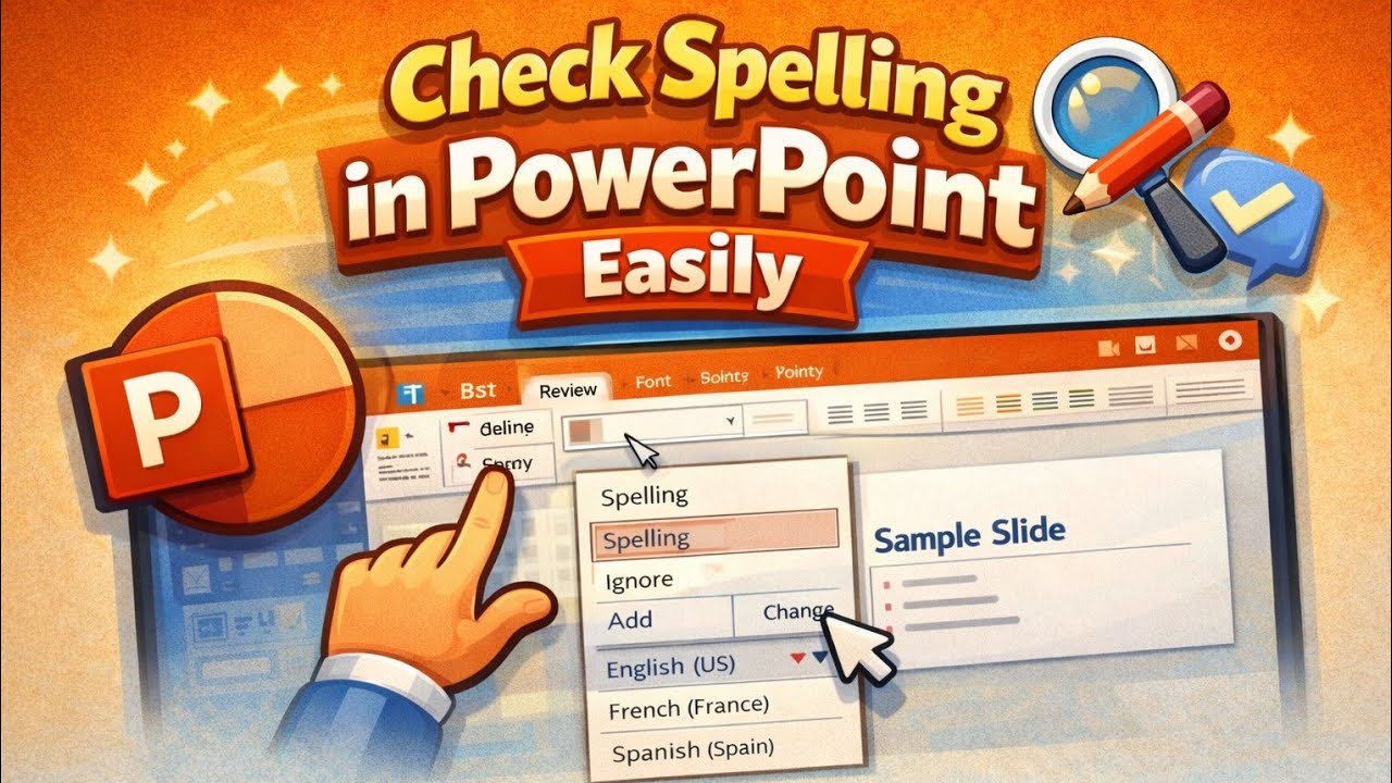 Check Spelling in PowerPoint Easily | MS PowerPoint Spell Checker Guide ...