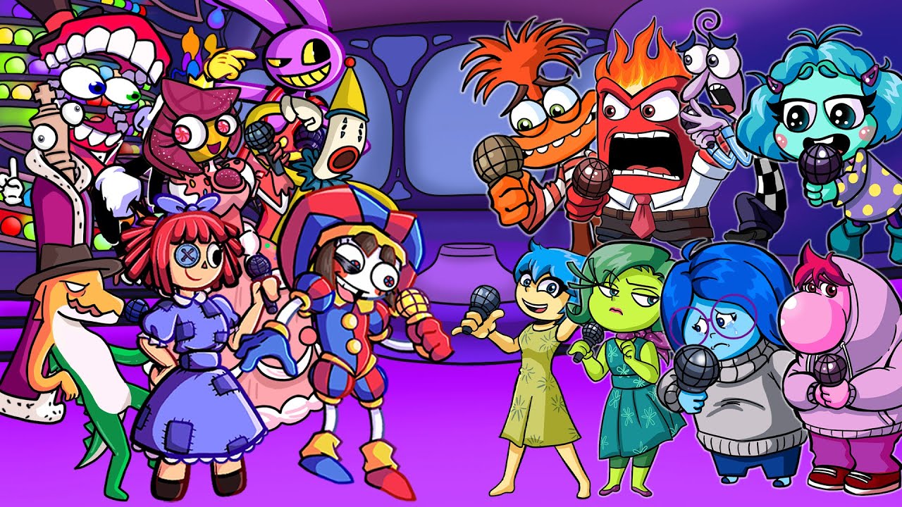 NEW Inside Out 2 Vs Amazing Digital Circus (All Phases) FNF Inside Out ...