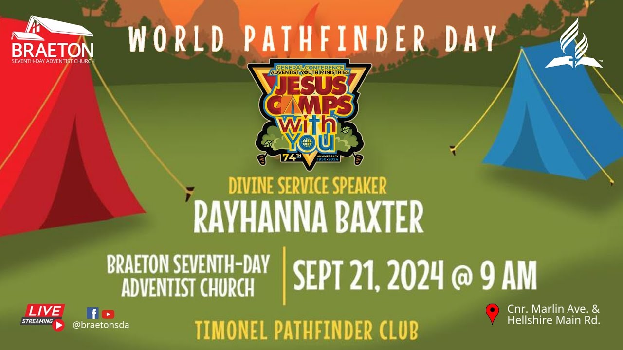 World Pathfinder Day || Jesus Camps With You || Rayhanna Baxter - YouTube