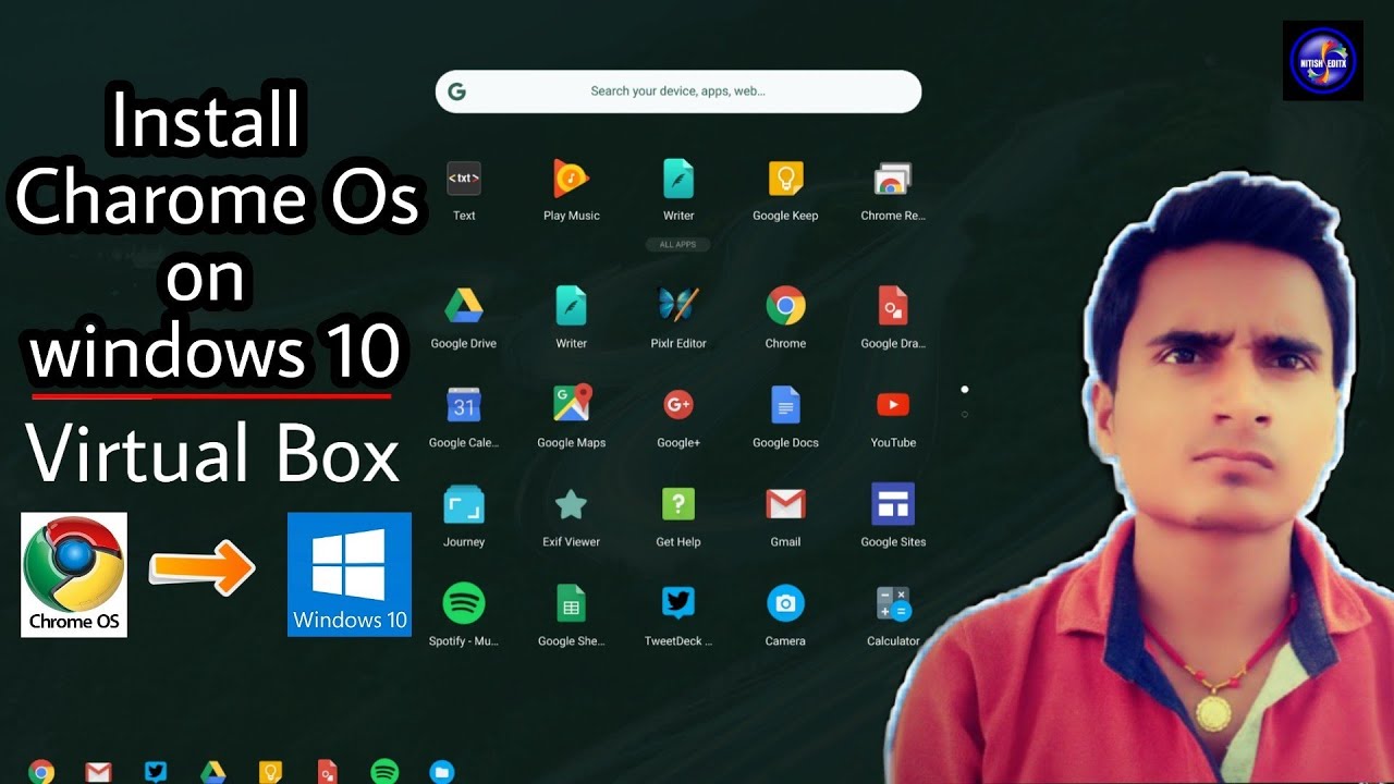 Chrome Os Install on windows 10 with Virtual Box Machine ..Chrome Os ...