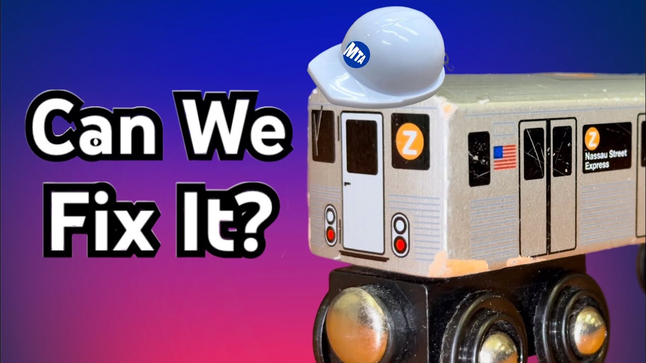 Can We Fix It? Munipals MTA R32 Z Train Paint Repair! - Subway Mini ...