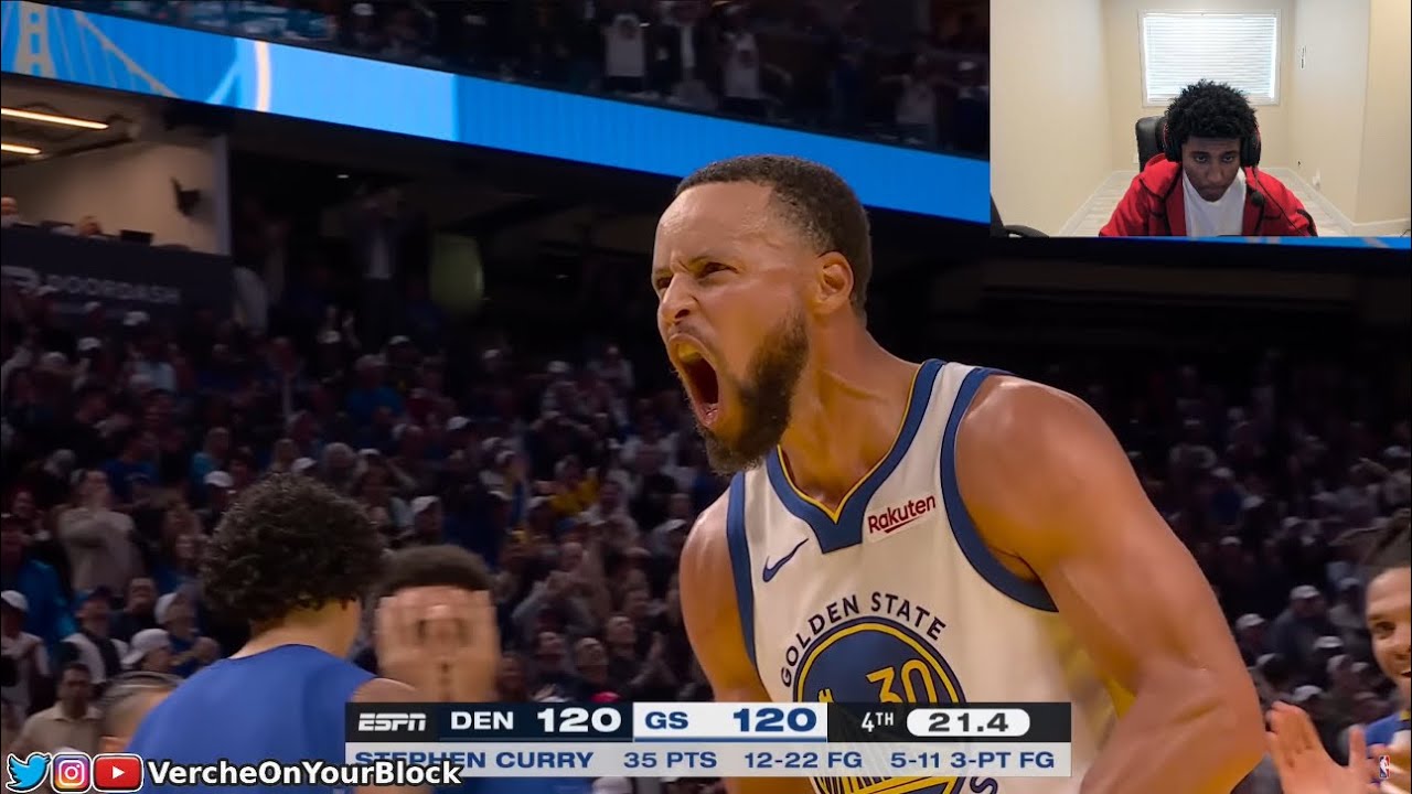 Verche Reacts To Warriors Vs Nuggets Game Highlights 2025 NBA Season ...