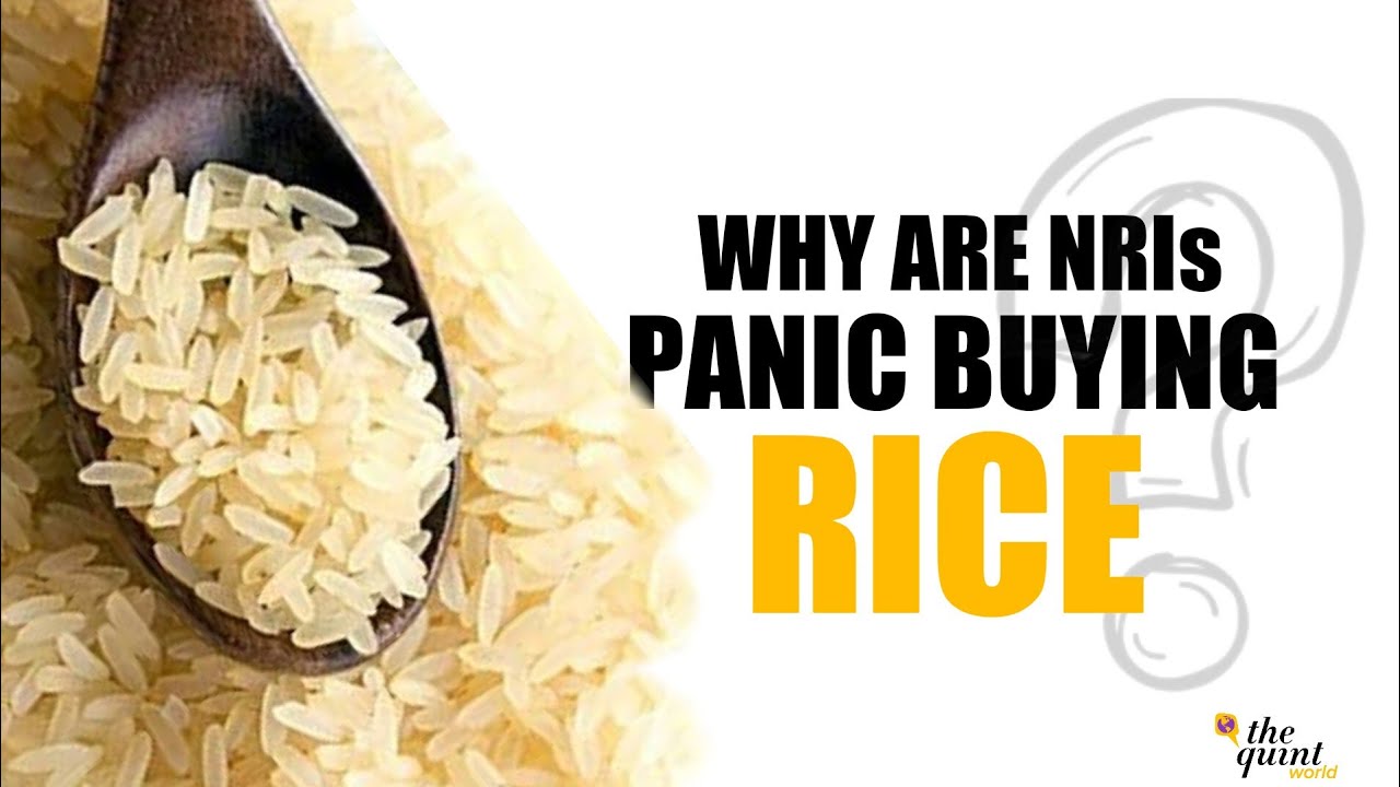 The Reality Behind Indians 'Panic Buying', Hoarding Rice in US - YouTube