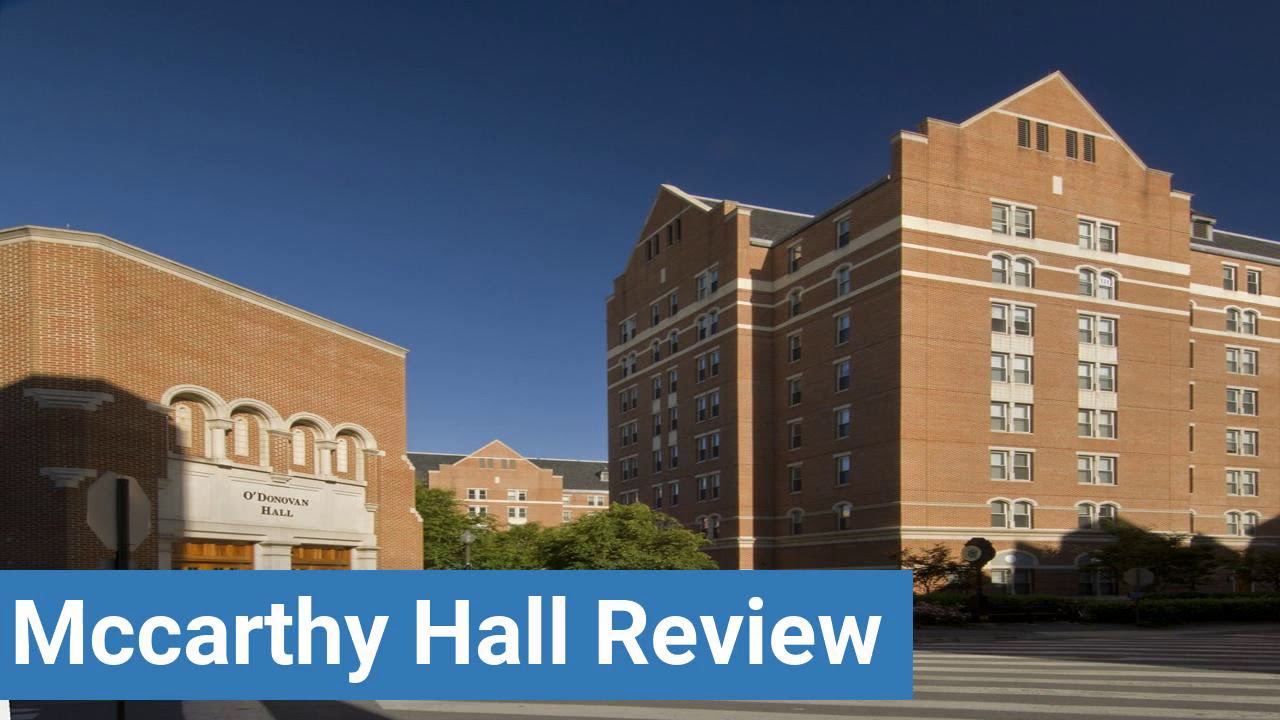 Georgetown University Mccarthy Hall Review - YouTube
