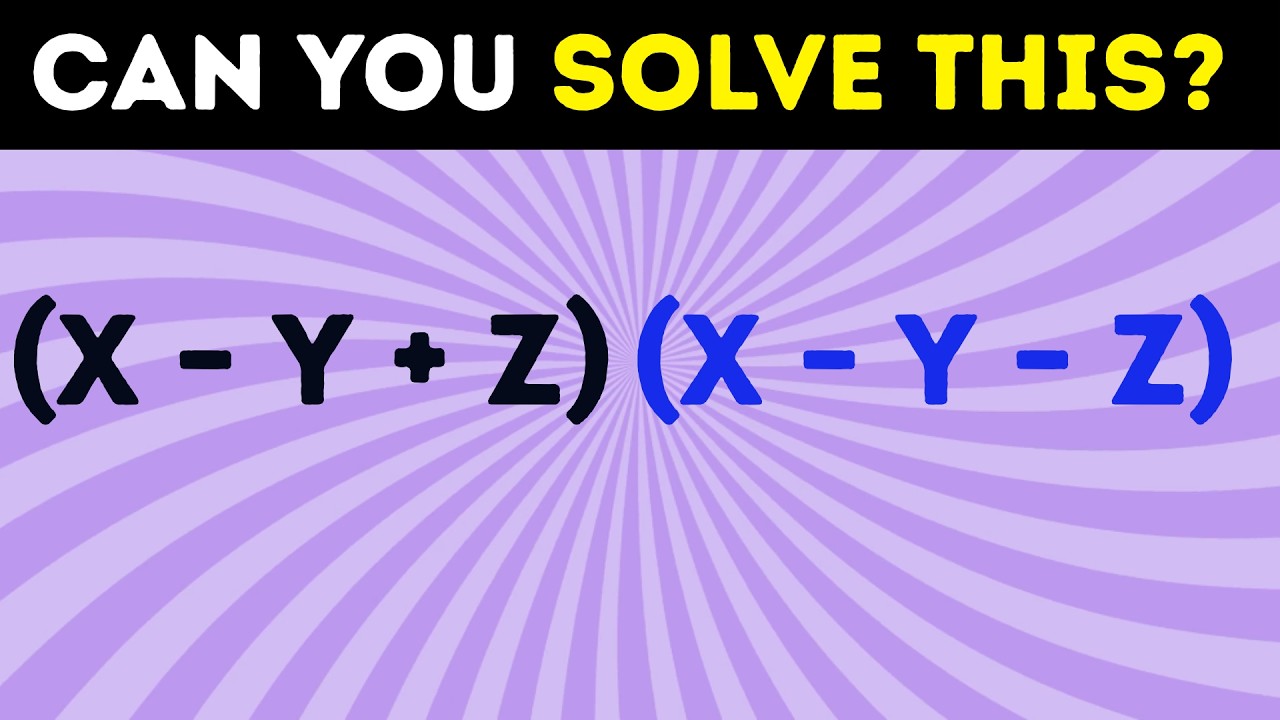 20 Tricky Math Questions Thatll Stretch Your Brain - YouTube