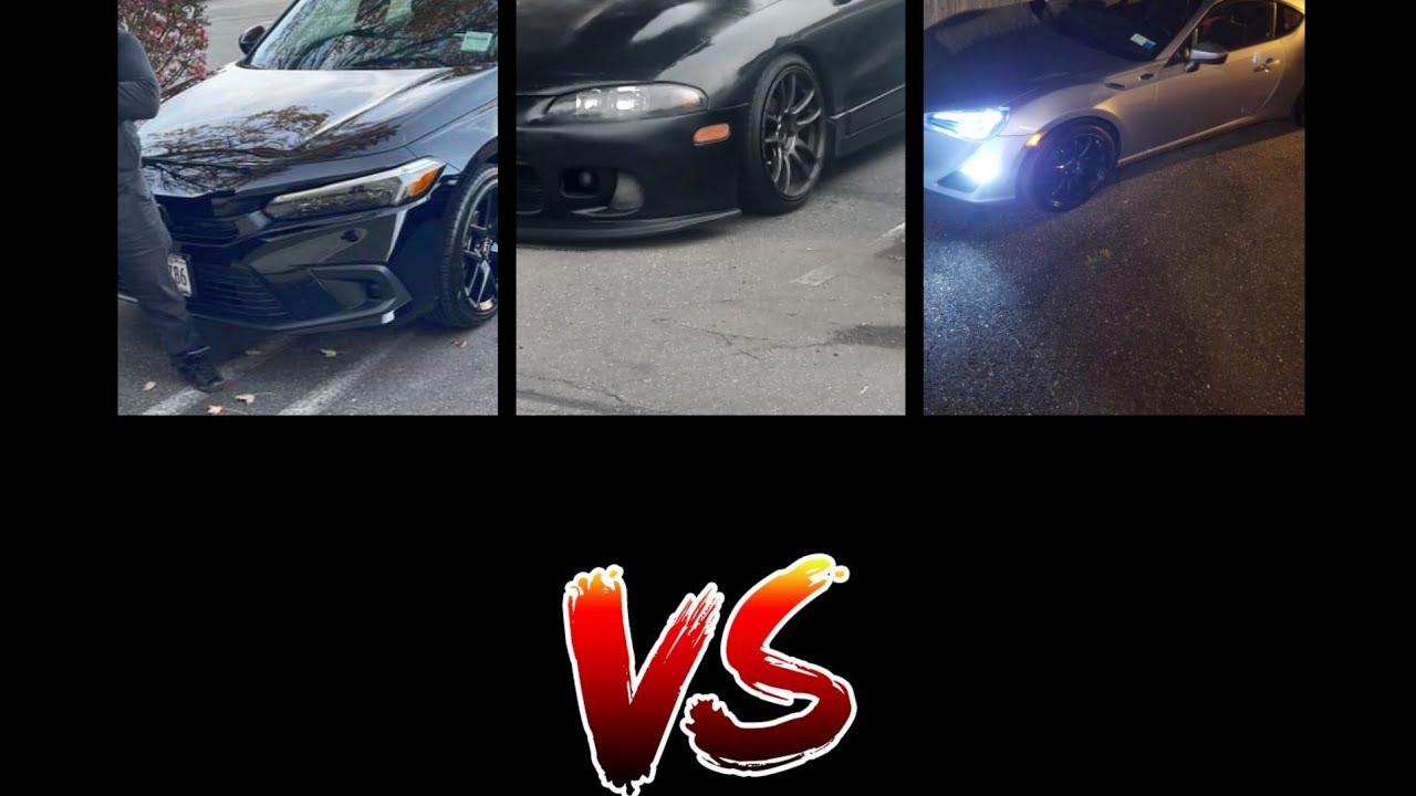 Honda Civic vs Eclipse vs Scion FRS - YouTube