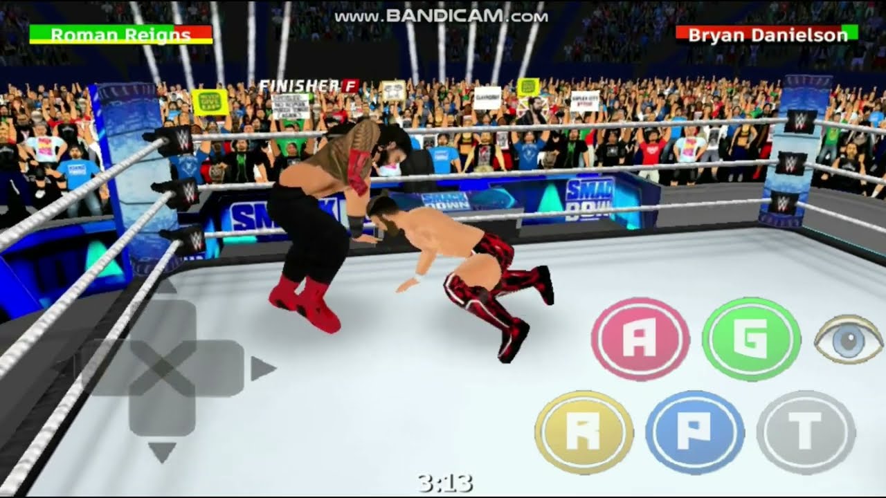 Roman Reigns Vs Bryan Danielson Wwe 2K23 GamePlay Arslan Games - YouTube