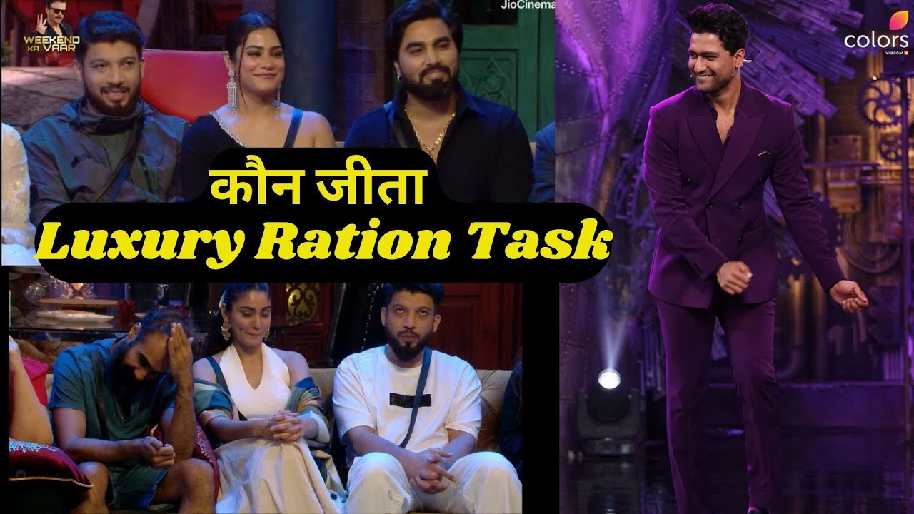 Bigg Boss OTT3 WKV Luxury Ration Task! Team Vicky Kaushal vs Team Ammy ...