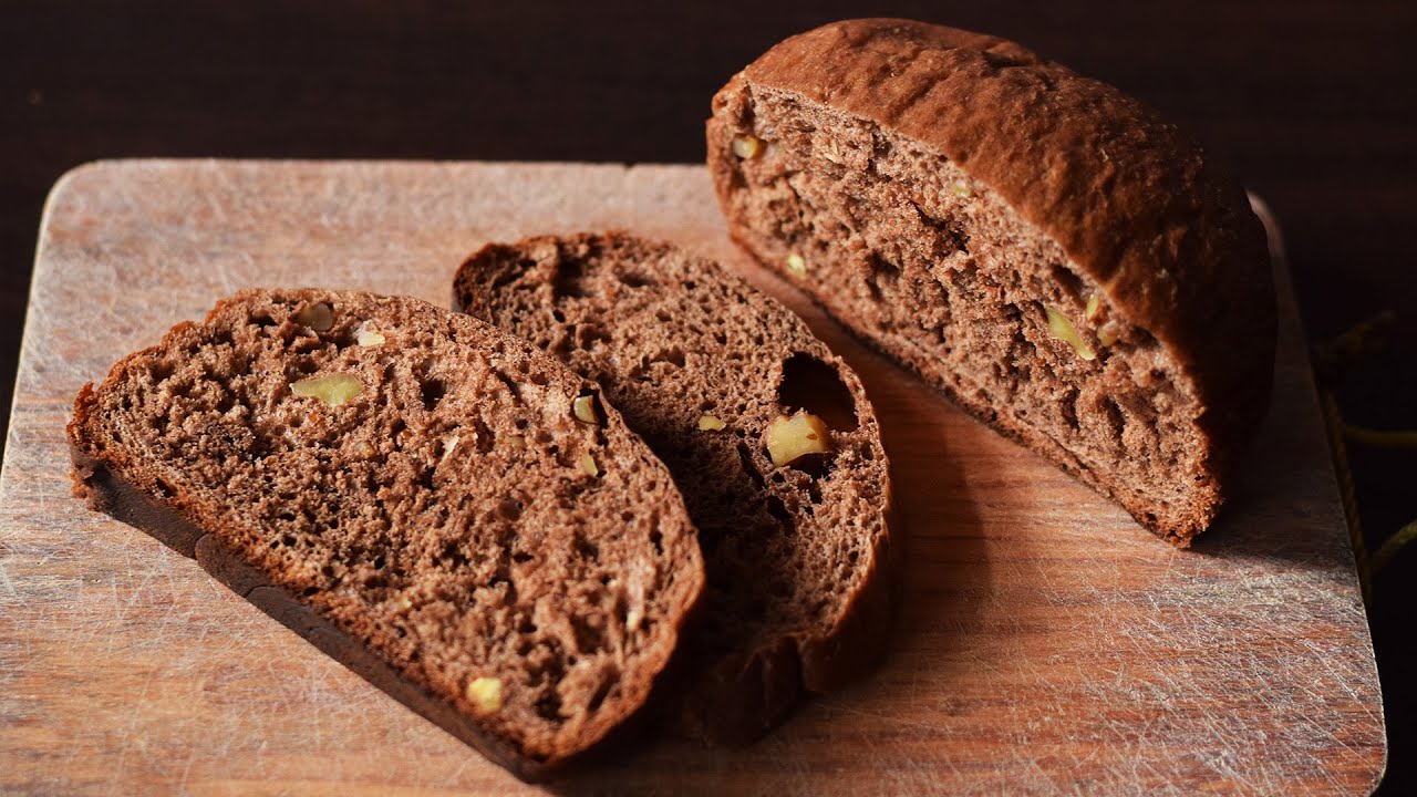 免烤箱面包（巧克力面包）No Bake Chocolate Bread Recipe - YouTube