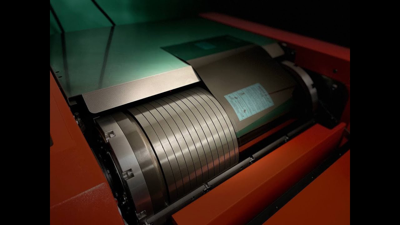 Laser CtP Amsky Aura 600E Ablacja PrintSystems - YouTube