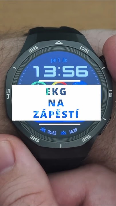 Huawei Watch GT 5 Pro: Jak probíhá měření EKG a ztuhlosti cév na chytrých hodinkách? - YouTube
