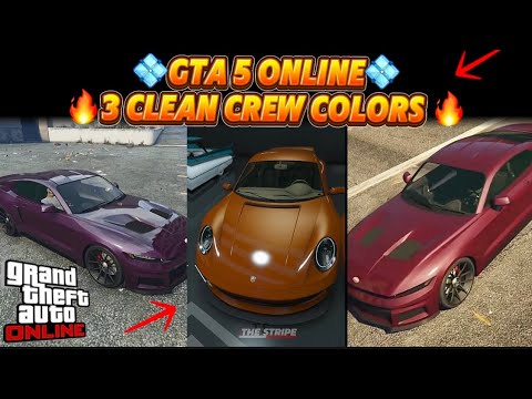 Gta 5 online 3 clean MODDED Custom Crew Colors in Gta 5 online whit ...