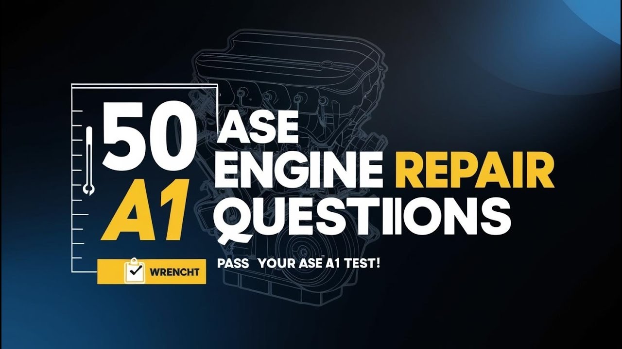 "50 ASE Engine Repair Questions & Answers | ASE A1 Practice Test for ...