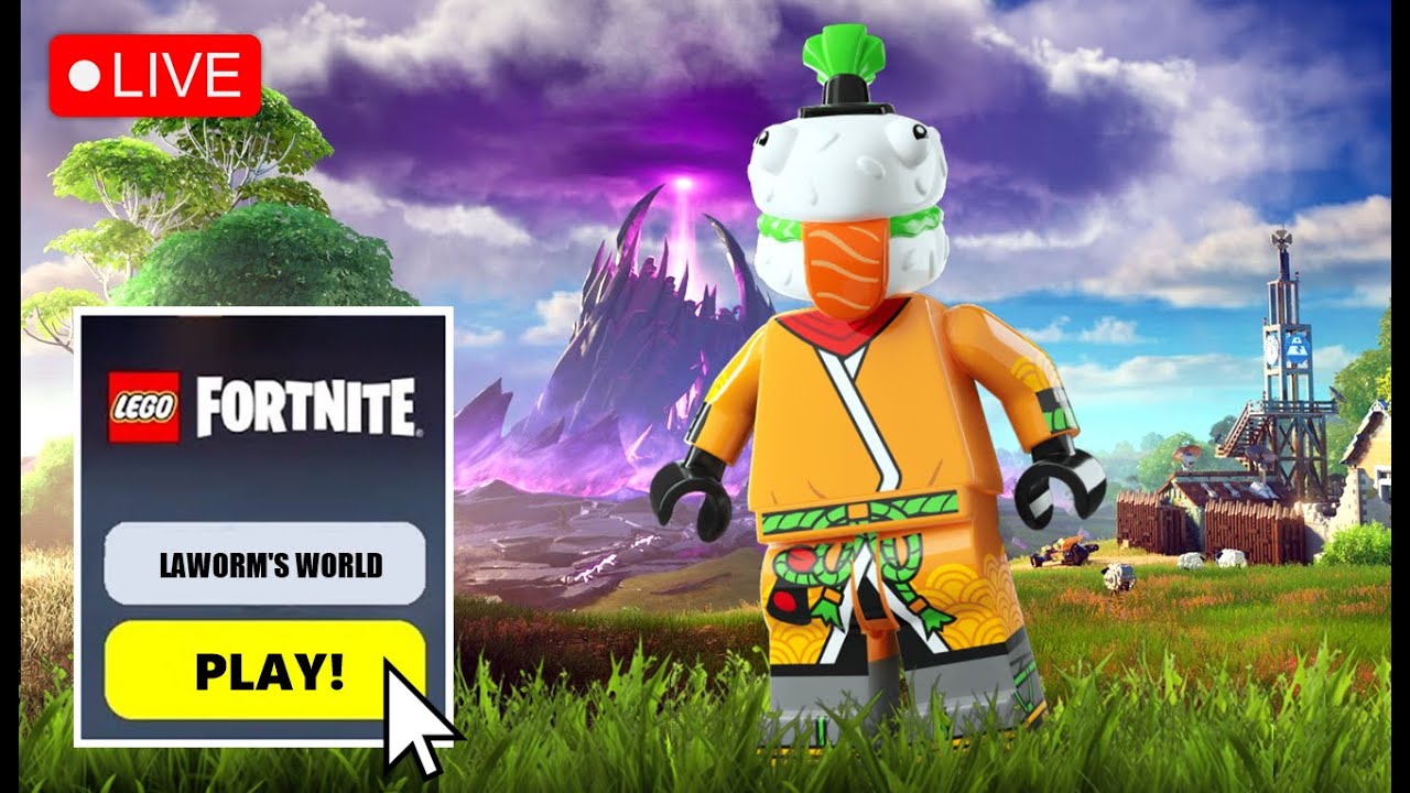 🔴Live🔴Fortnite Lego | Upgrading The Storm Chaser Village (ft. Ddurrr ...