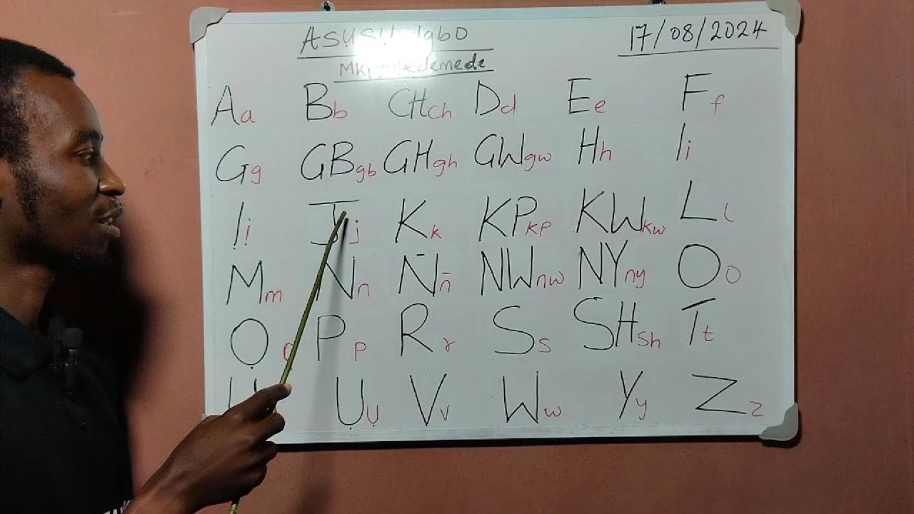 IGBO ALPHABETS AND PRONUNCIATION FOR BEGINNERS. - YouTube