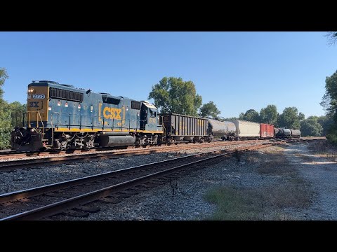 CSX 2772 bringing a load up to Manchester, Ga. from down south and leaving engine & load at yard ...