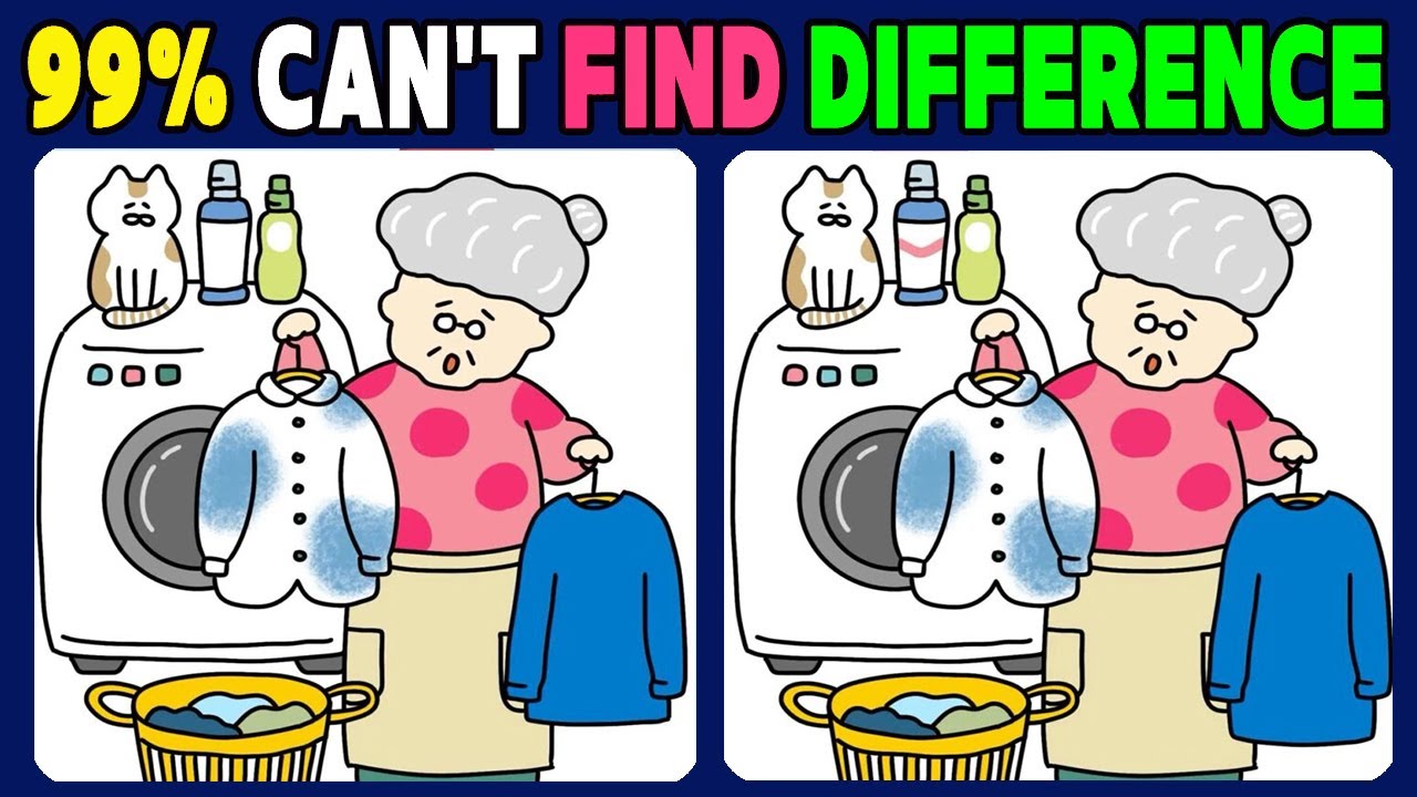 Find the Difference: 99% Of People Can't Find All The Differences 【Spot ...