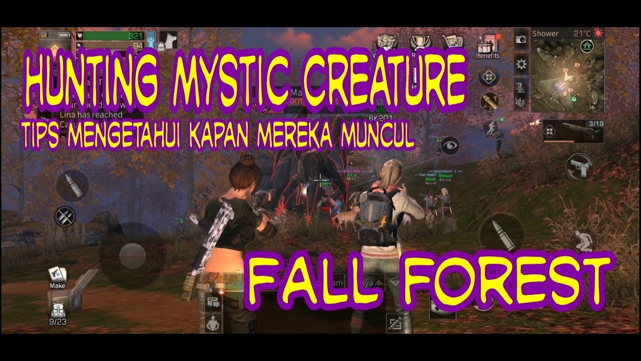 LIFE AFTER HUNTING MYSTIC CREATURE ( WORLD BOSS ) DI MAP FALL FOREST ...