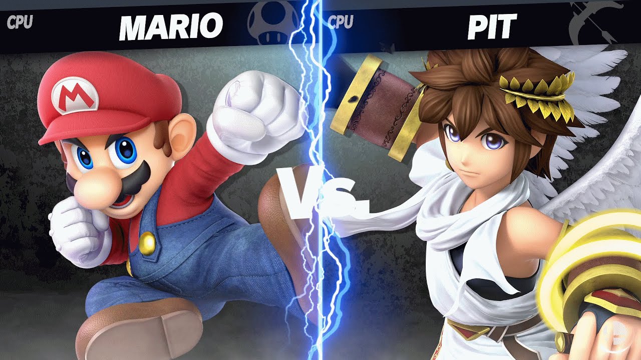 Mario VS Pit - YouTube