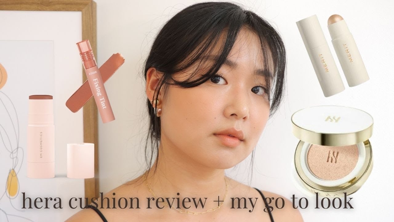 HERA Glow Cushion Review | my recent GO TO Makeup Look - YouTube