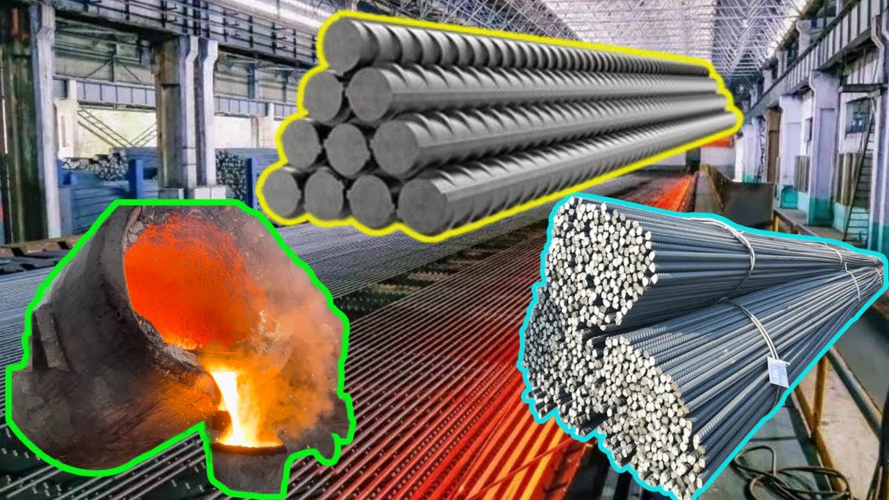 Mass Production Of Rebar Process - Amazing Scale. Pakistan Steel ...