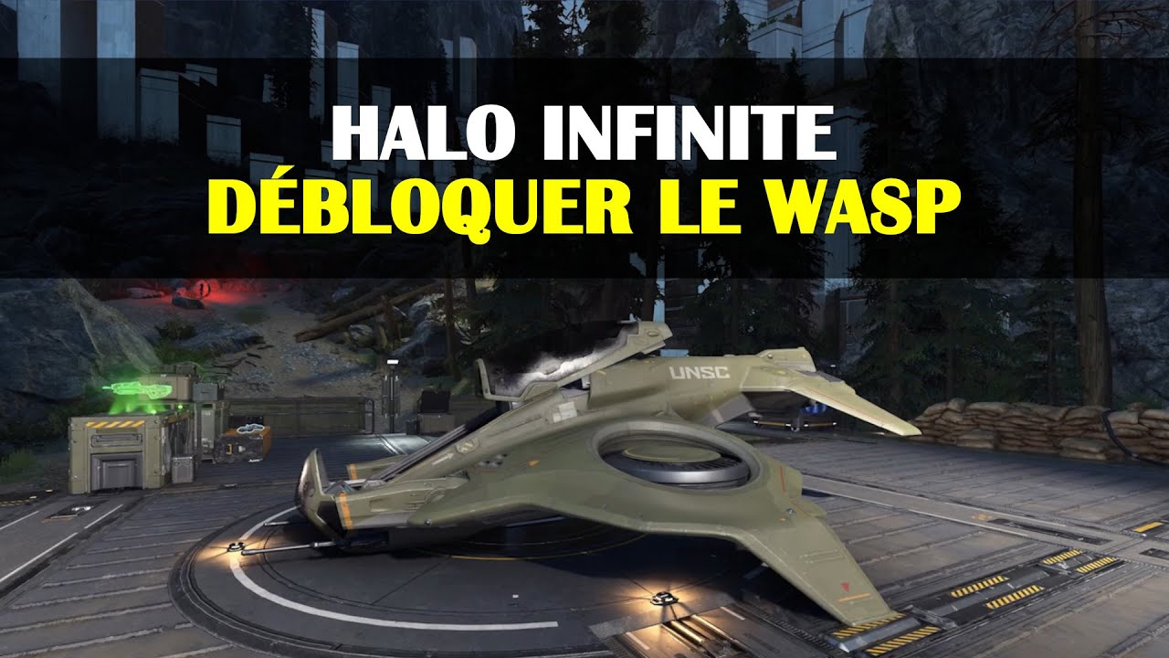 Halo Infinite - Débloquer le WASP (véhicule aérien de l'UNSC) - YouTube