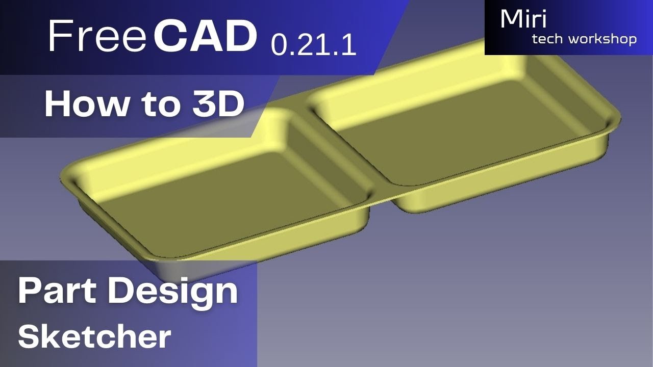 FreeCAD version 0 21 1 part #58 2024 How to 3D - YouTube