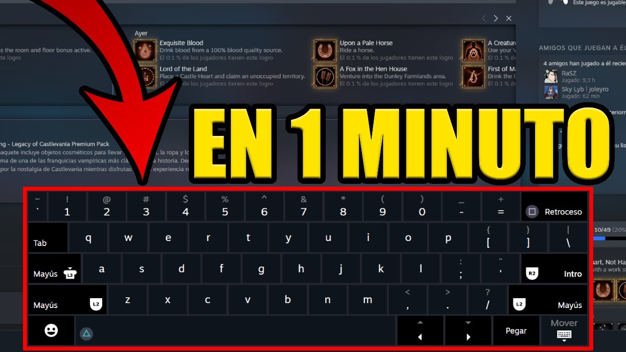 como QUITAR el TECLADO de STEAM - YouTube