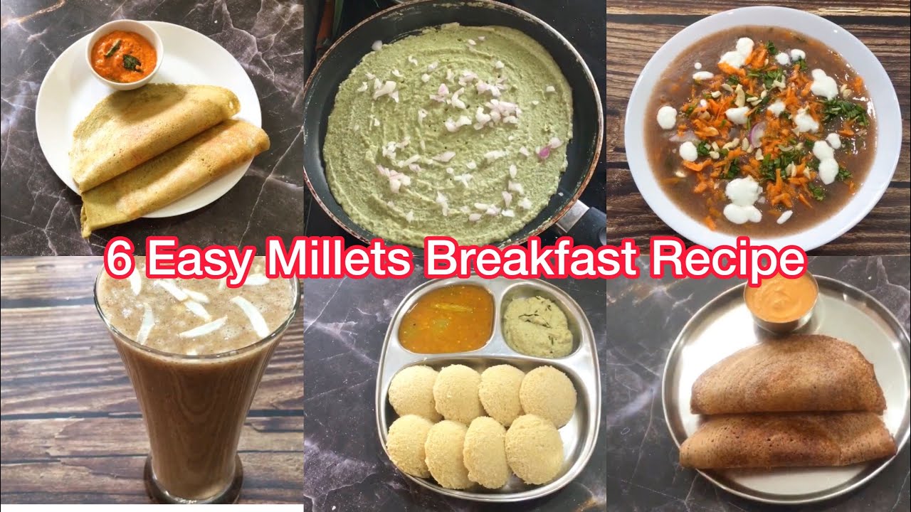 6 Full week Millet Recipes | Easy & Healthy Millet Recipes | High ...