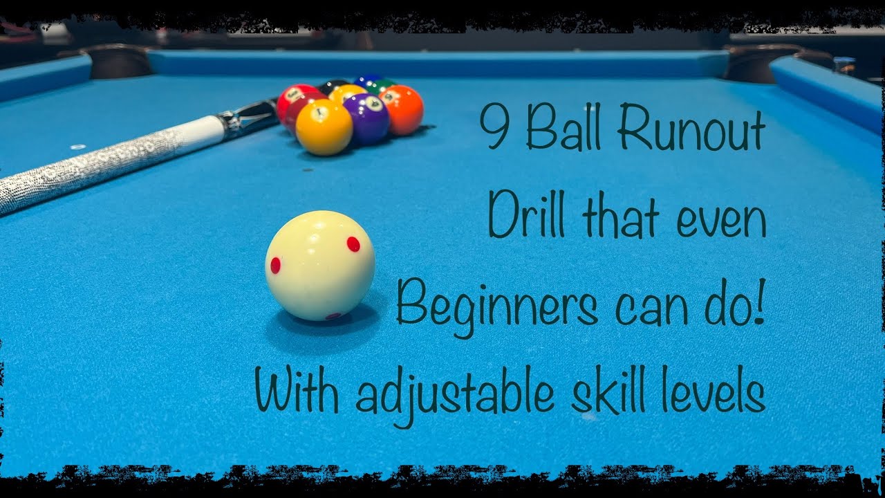 9 Ball Runout Drill | Basic Beginner - Advanced Levels | With JFlowers ...