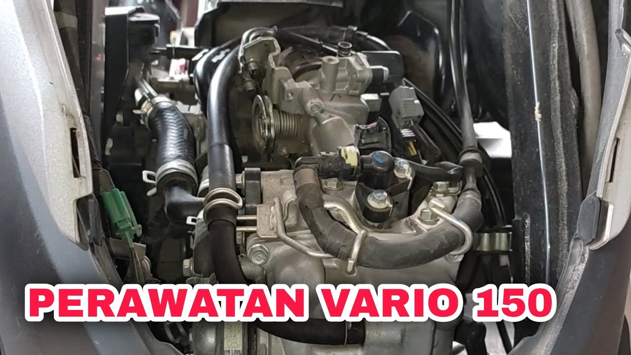 Perawatan service ringan di sistem injeksi Tb motor vario 150 dan matic ...