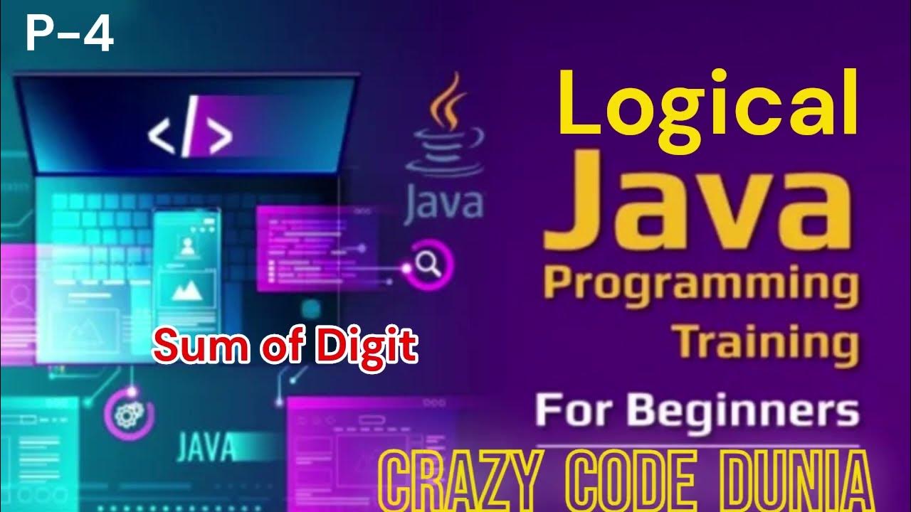 Find sum of digits of a number | Logical Pragram - YouTube