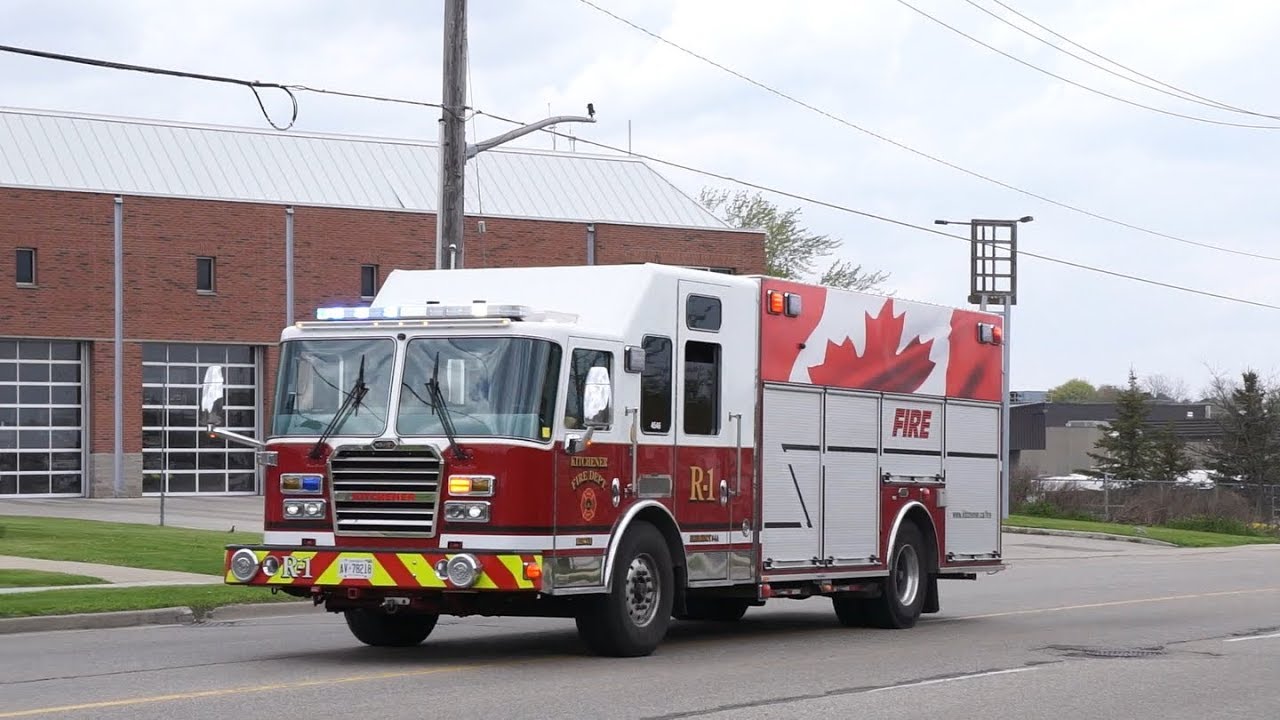 Kitchener Fire Department NEW Rescue 1 Responding (May 19 2019) - YouTube