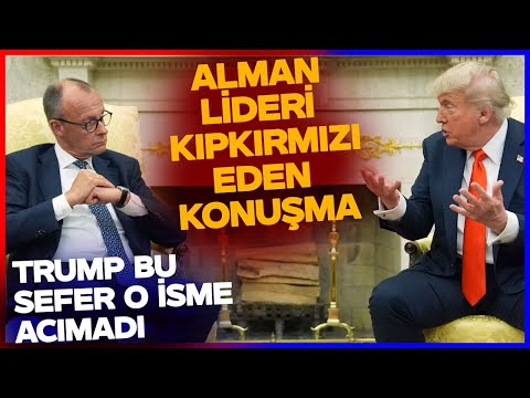 Trump Beyaz Saray'a Çağırdığı Alman Liderle Dalga Geçti! Alman Lider O Sözleri Duyunca Sinirlendi