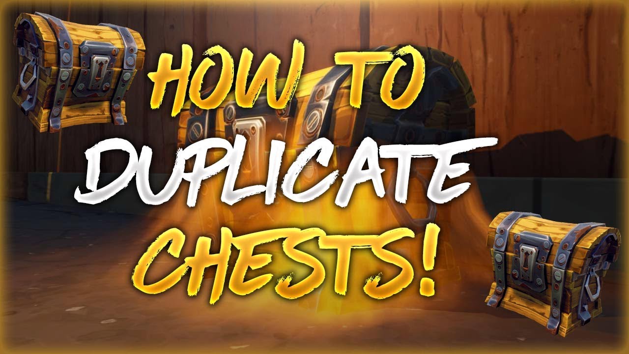 How To Duplicate Chests In Fortnite! (glitch) - YouTube
