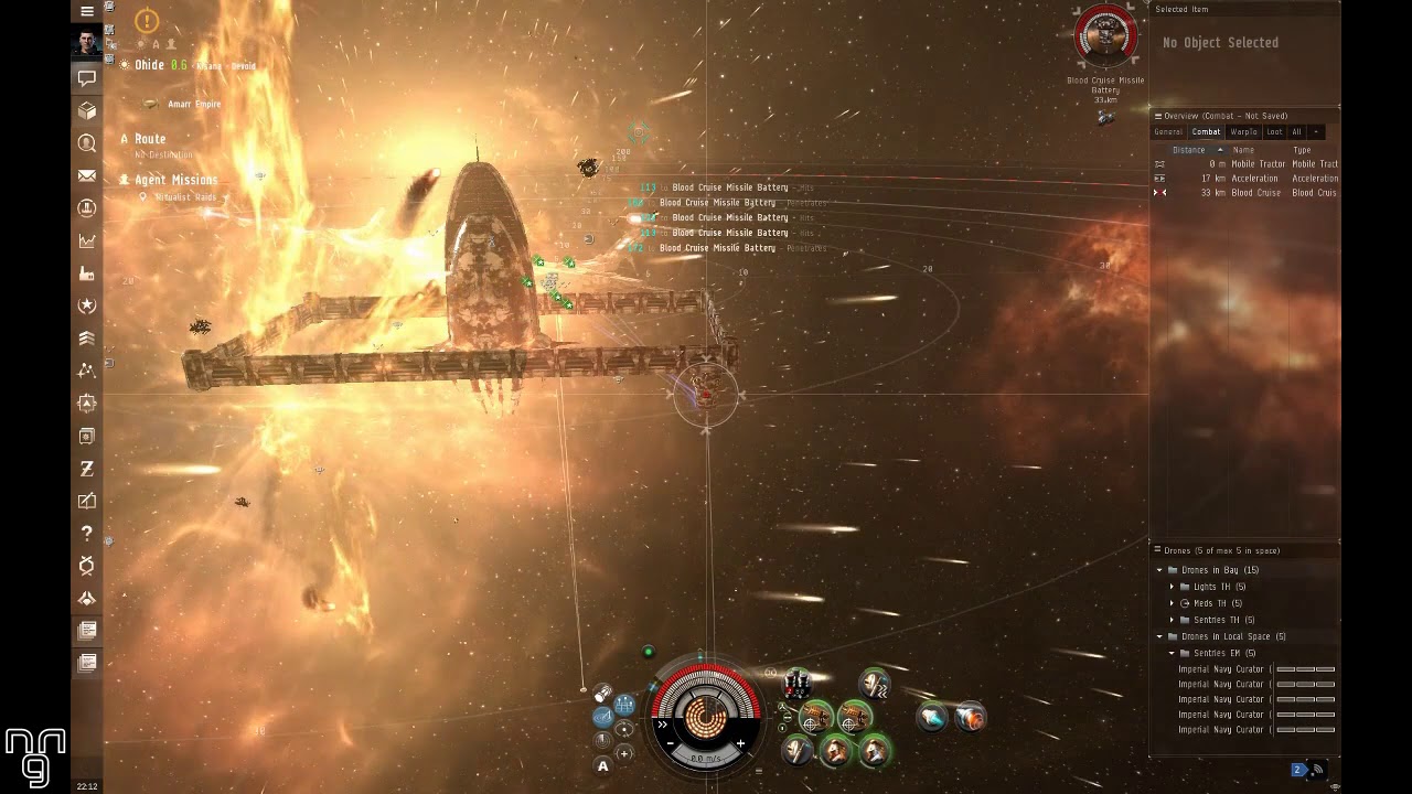 EVE Online - Ritualist Raids Lvl4 Blood Raiders - Sentry Dominix - YouTube