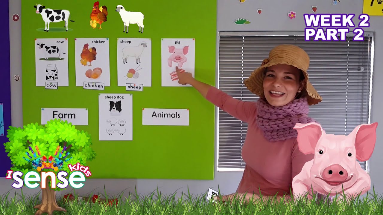 Farm Animals for Kids | Farm Sounds for Kids | Theme Lesson for Kids ...